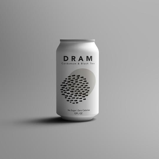 Dram + Black Cardamom Sparkling Water (12 Pack)