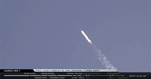 SpaceX Rocket Explodes After Takeoff