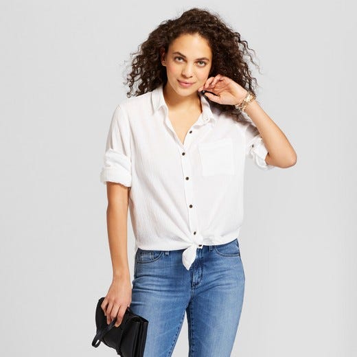 Universal Thread + Tie Front Button Down Shirt