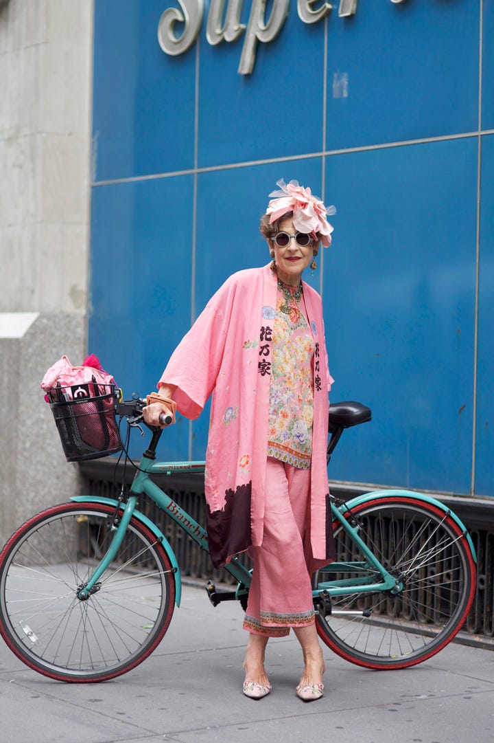 Advanced Style Fashionable Senior Citizens
