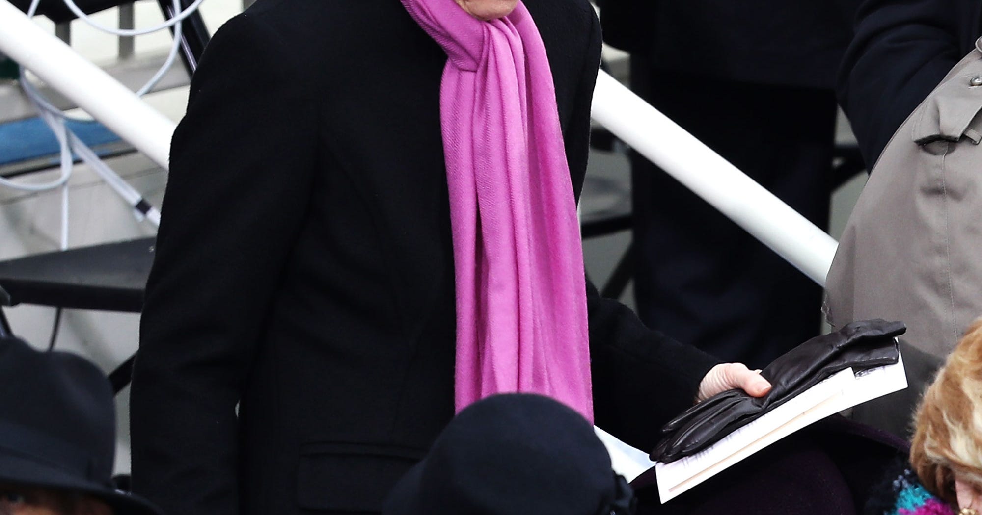 Elizabeth Warren Scarf Pink Planned Parenthood Symbol
