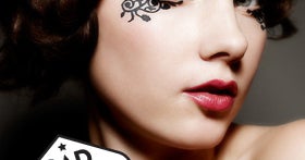 Face Lace Stickers For Halloween