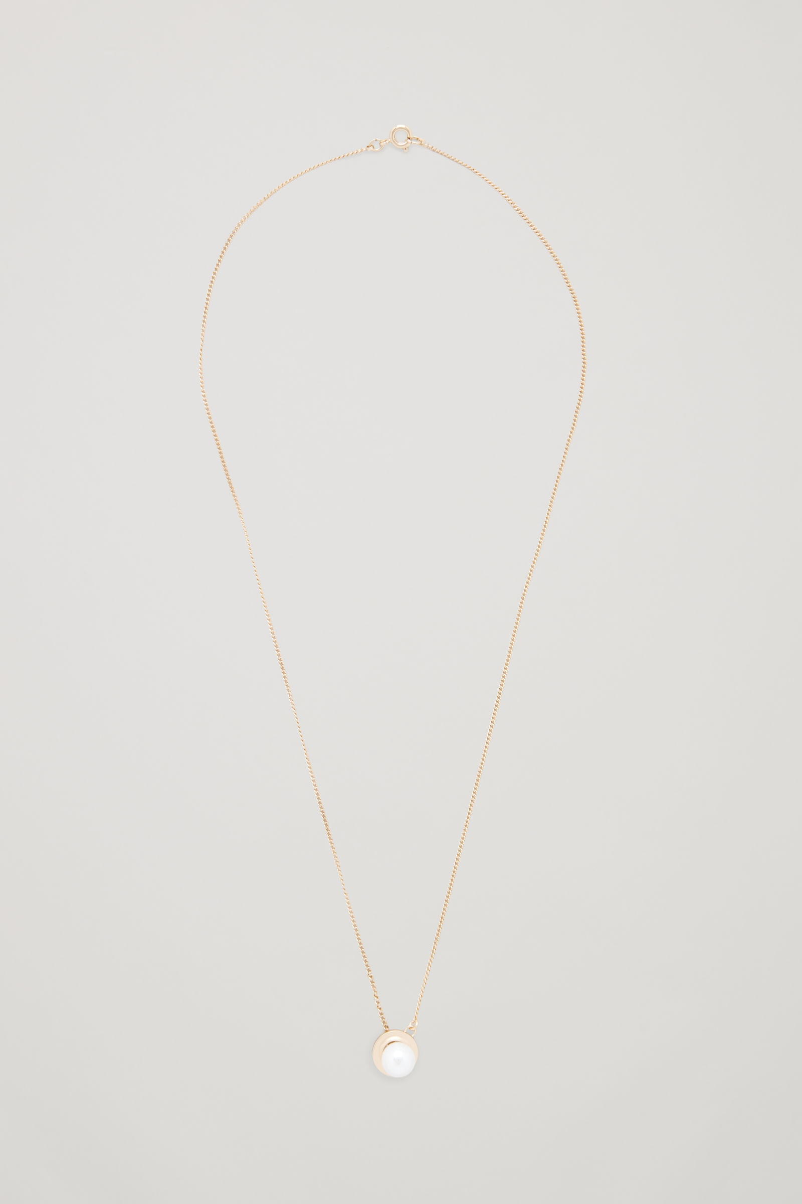 COS + Pearl And Hoop Short Necklace