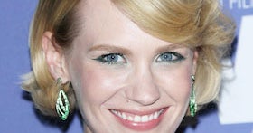 January Jones New Bangs Haircut Bob Pictures