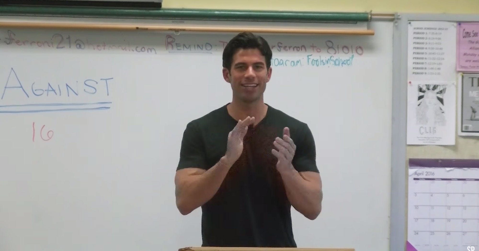 Nicholas Ferroni, Experiment Gender Disparity Congress