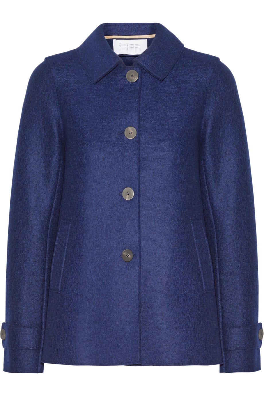 Harris Wharf London + Loden Wool-felt Jacket