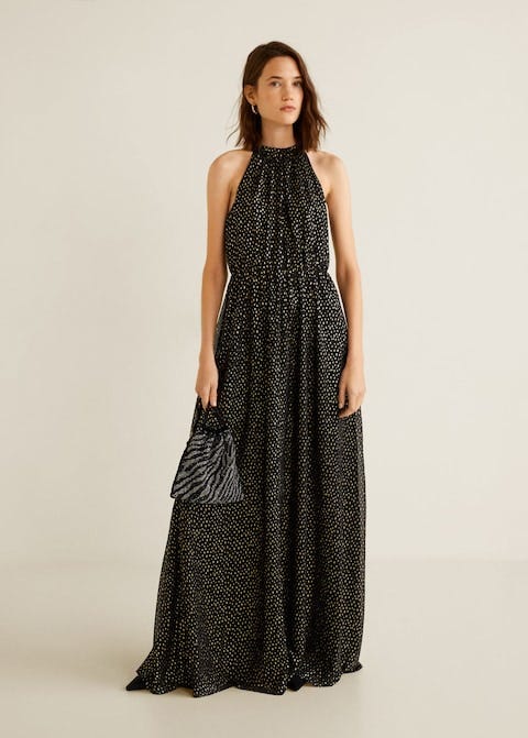 Mango + Halter Gown
