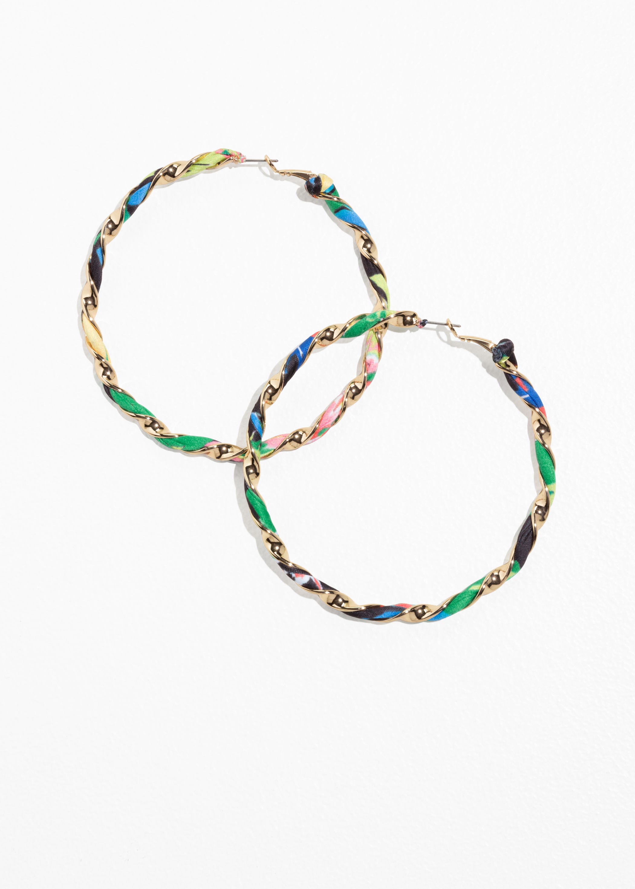 & Other Stories + Twisted Multi Coloured Hoops