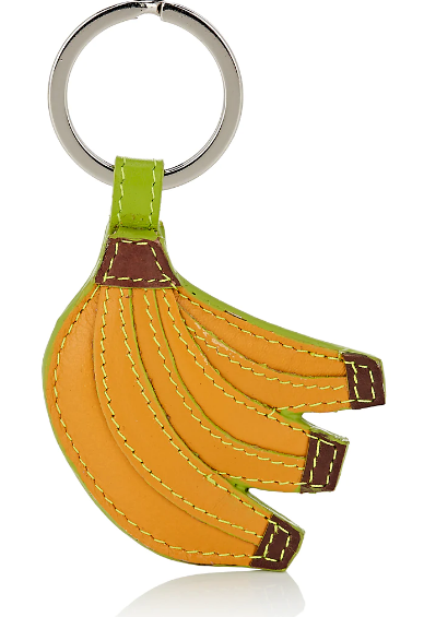 Barneys New York + Leather Bananas Keychain
