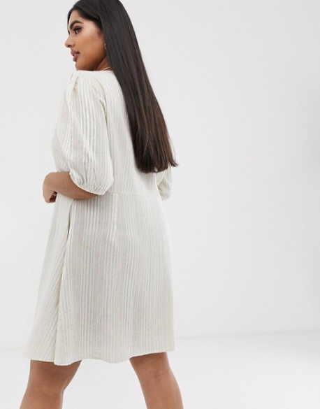 Neon Rose + Button Front Linen Mini Dress