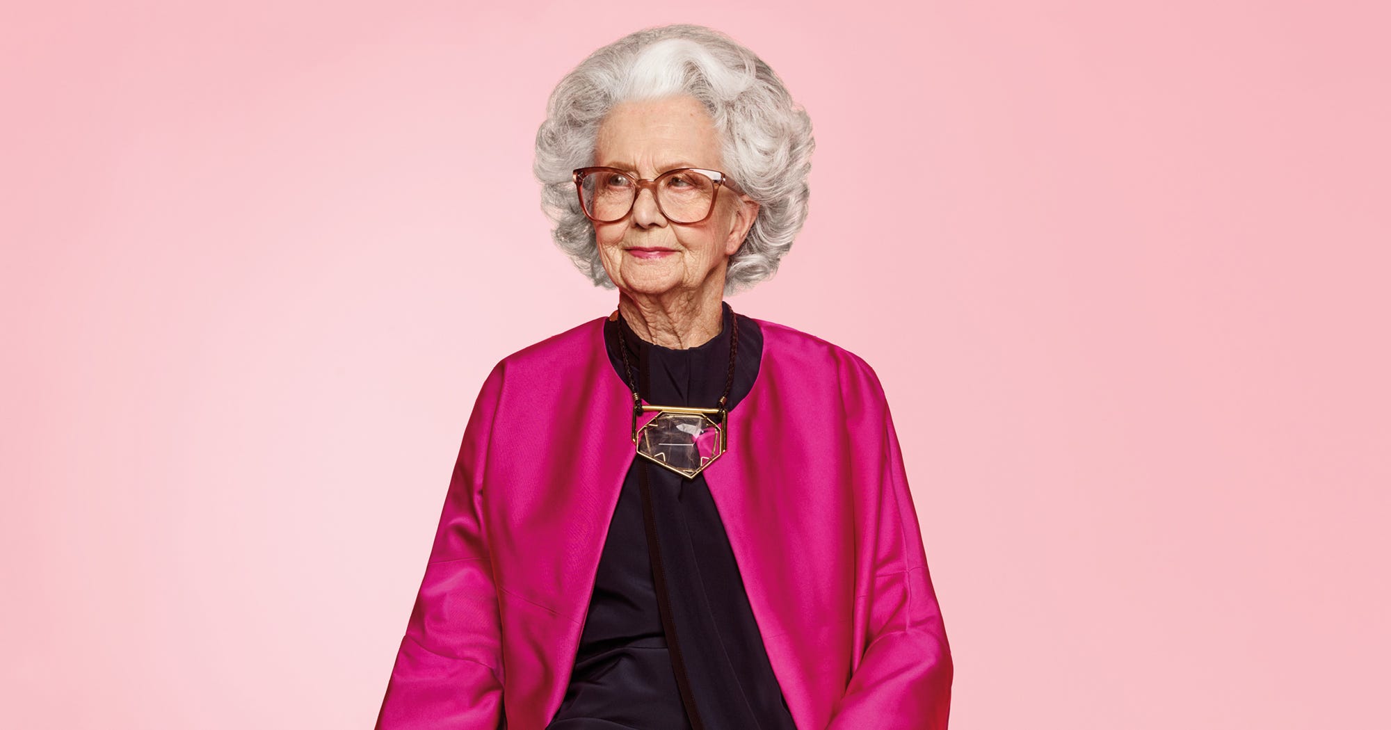 Vogue Harvey Nichols 100 Year Old Model Anniversary