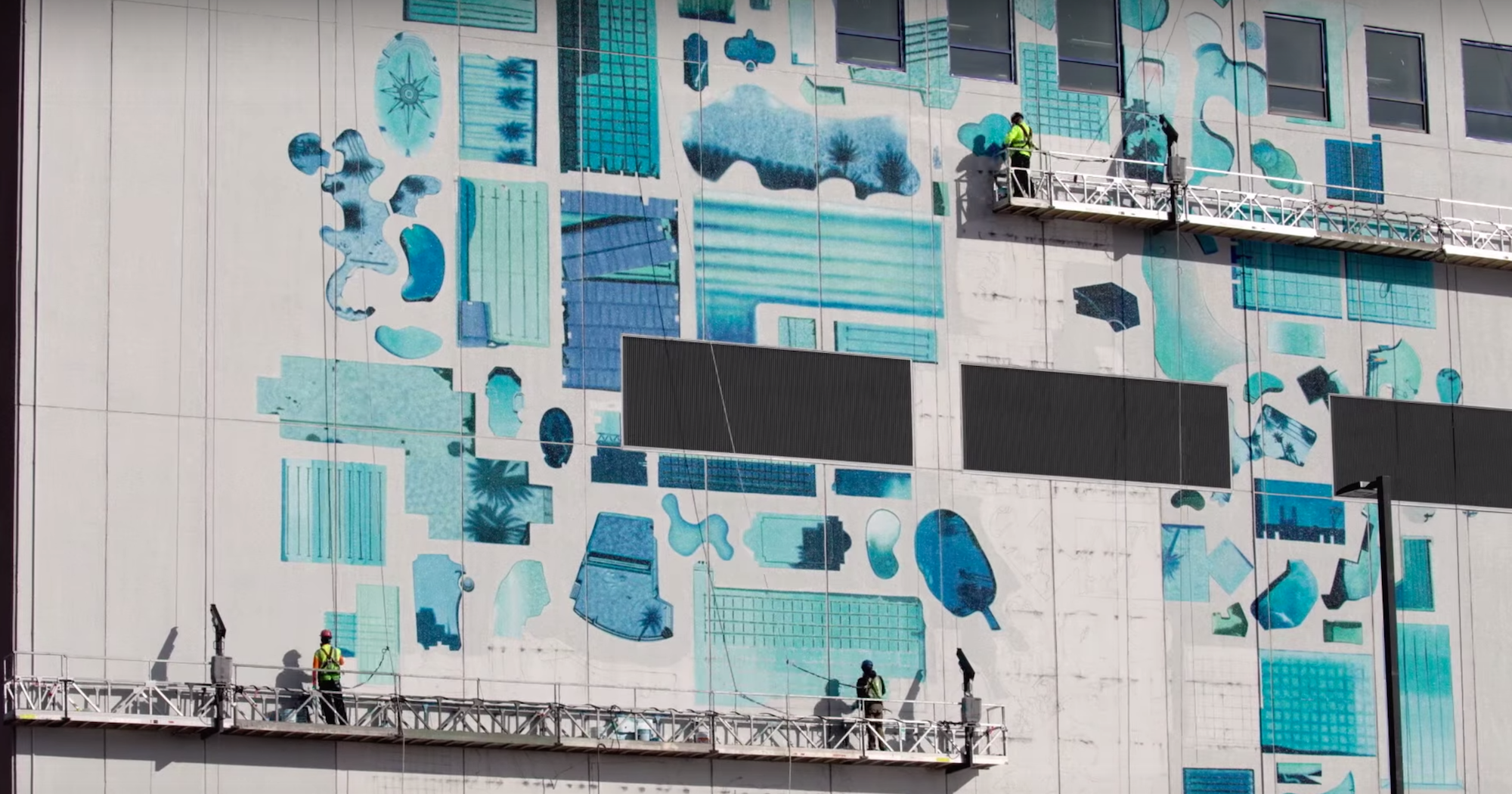 Google Data Center Murals