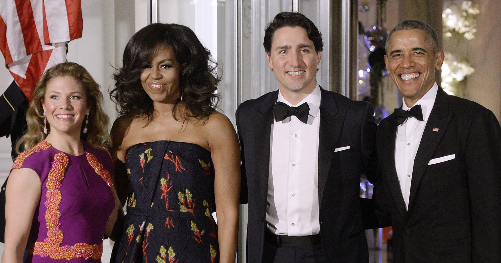 Barack Obama Justin Trudeau State Dinner Justin Bieber