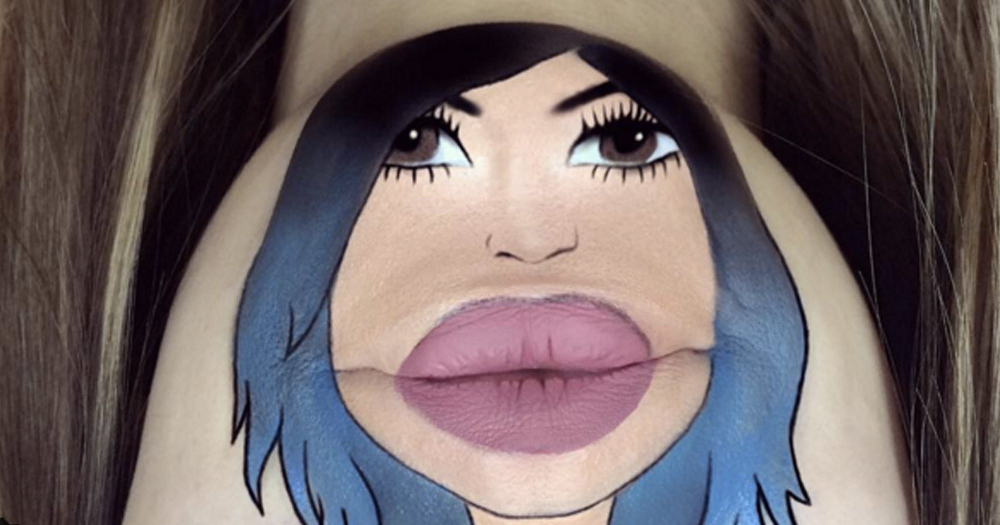 Celebrity Chin Art Painting Laura Jenkinson Instagram