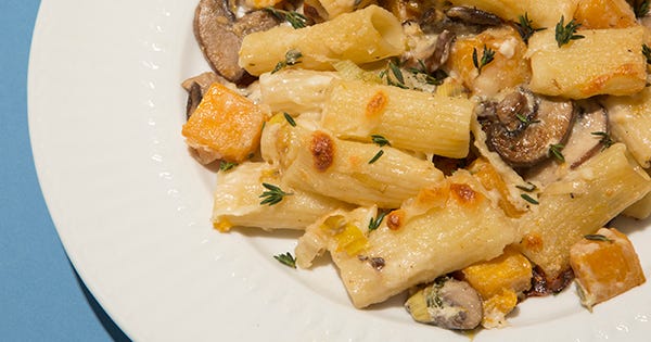 Pasta Bake With Autumn Vegetables Recipe