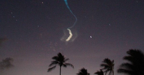 NASA Experiment Rocket Launches Clouds
