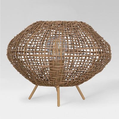 Project 62 + Leanne Ford + Natural Woven Oblong Table Lamp (Includes ...