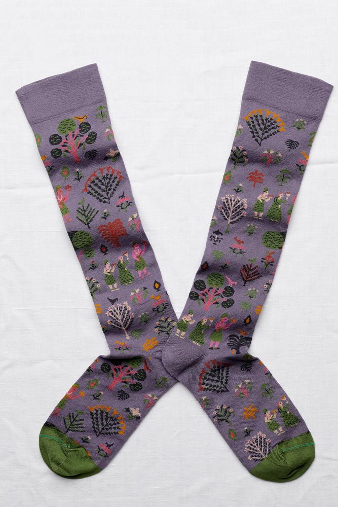 Bonne Maison + Patterned Knee Socks