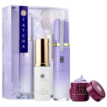 Tatcha + Skincare For Makeup Lovers – Instant Dewy Glow Set