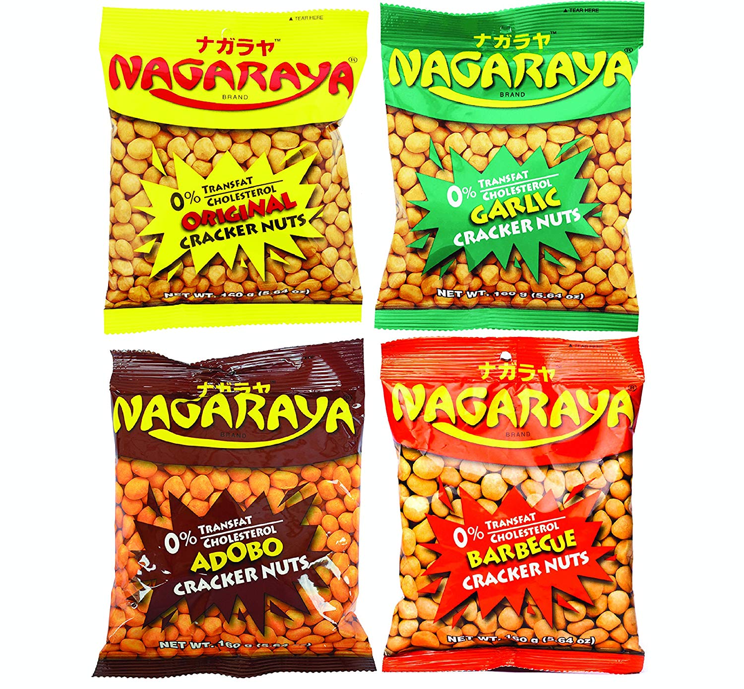 Nagaraya + Variety Cracker Nuts, 5.64-oz. (4-Pack)