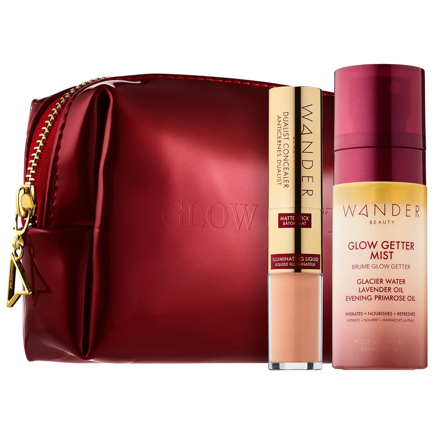 Wander Beauty + Unplug & Let Glow Customizable Complexion Set