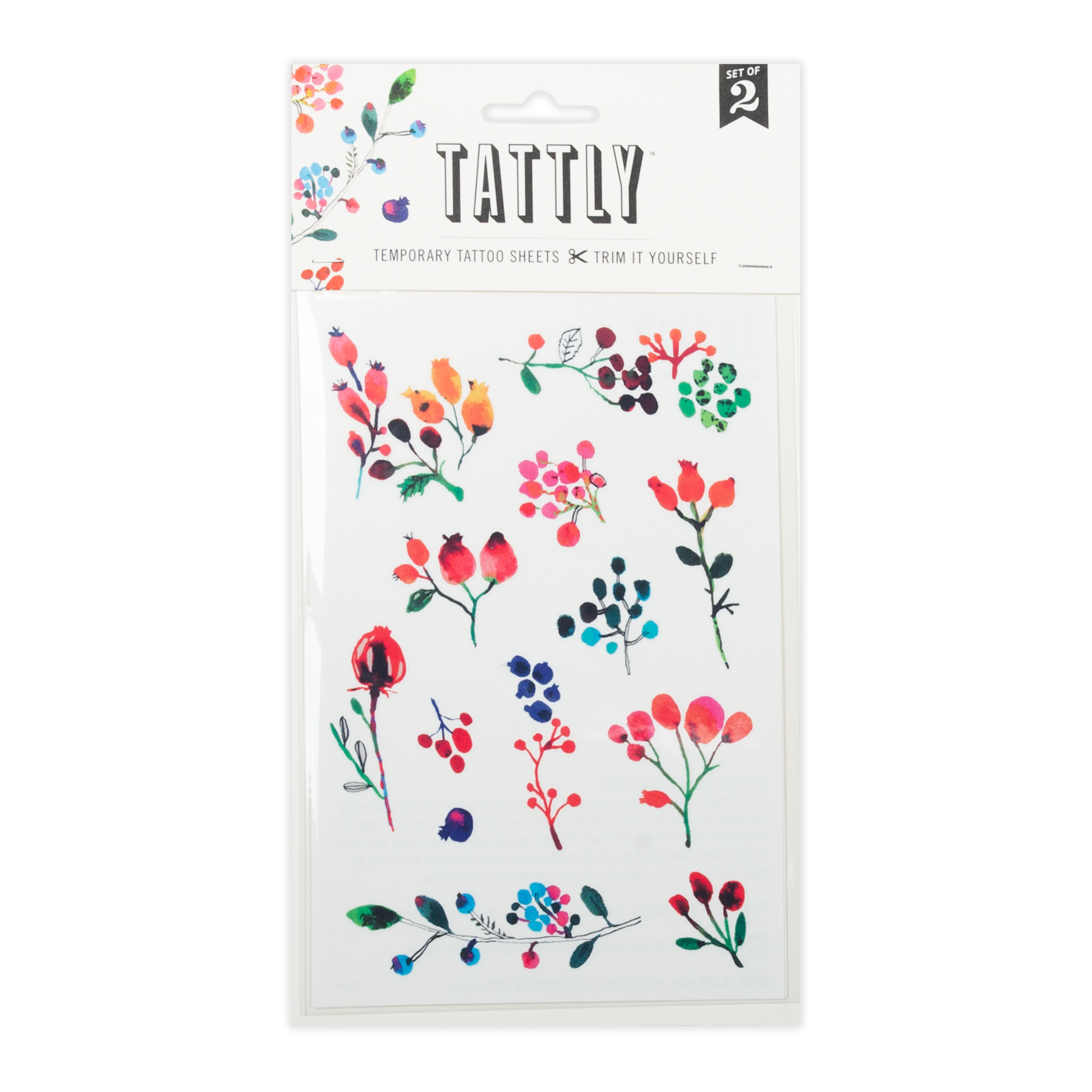 Tattly + Wild Berries Sheet