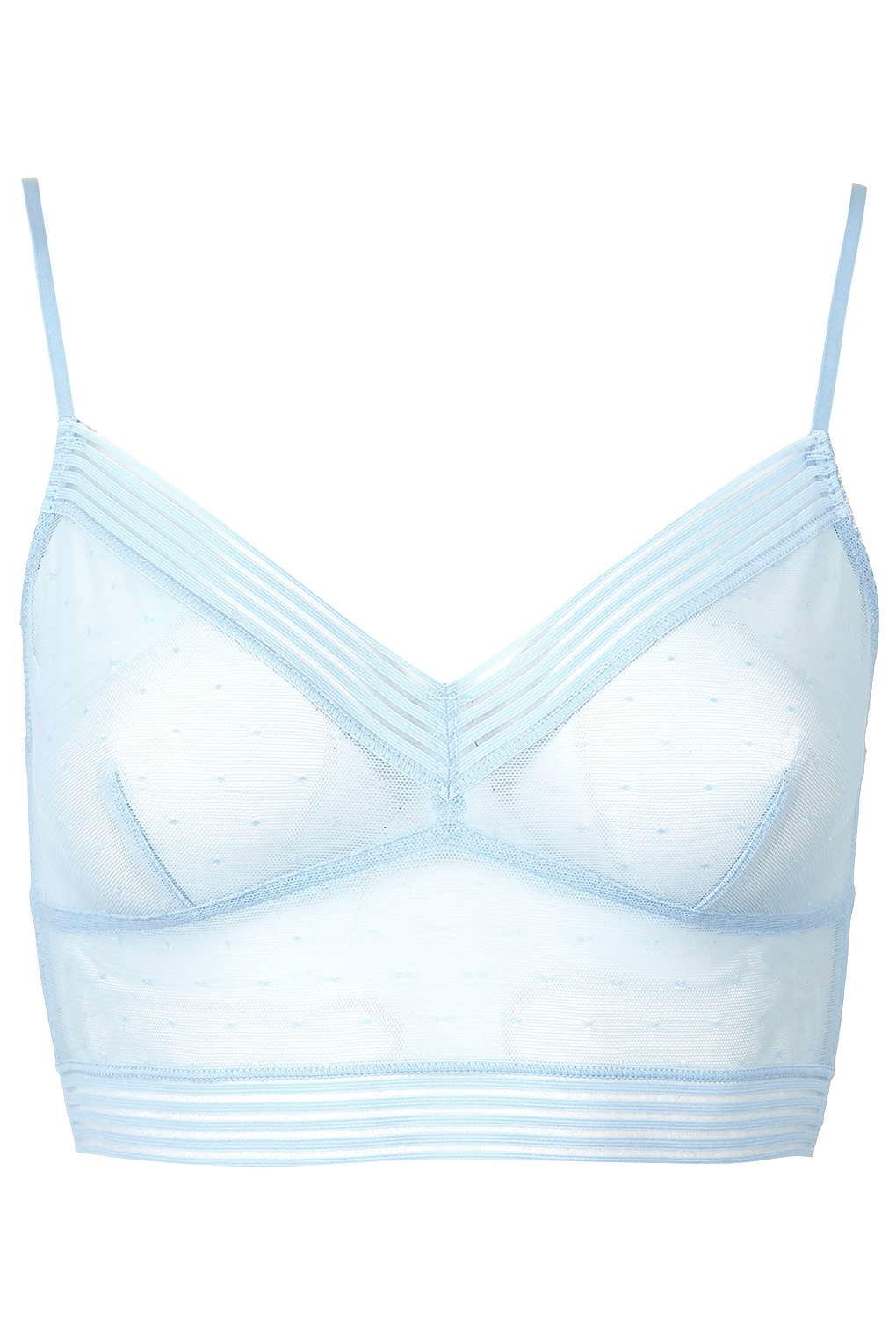 Topshop + Sheer Mesh Bralet
