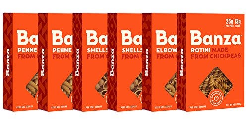 Banza + Banza Chickpea Pasta – Variety Case (Shells Elbows, Penne ...