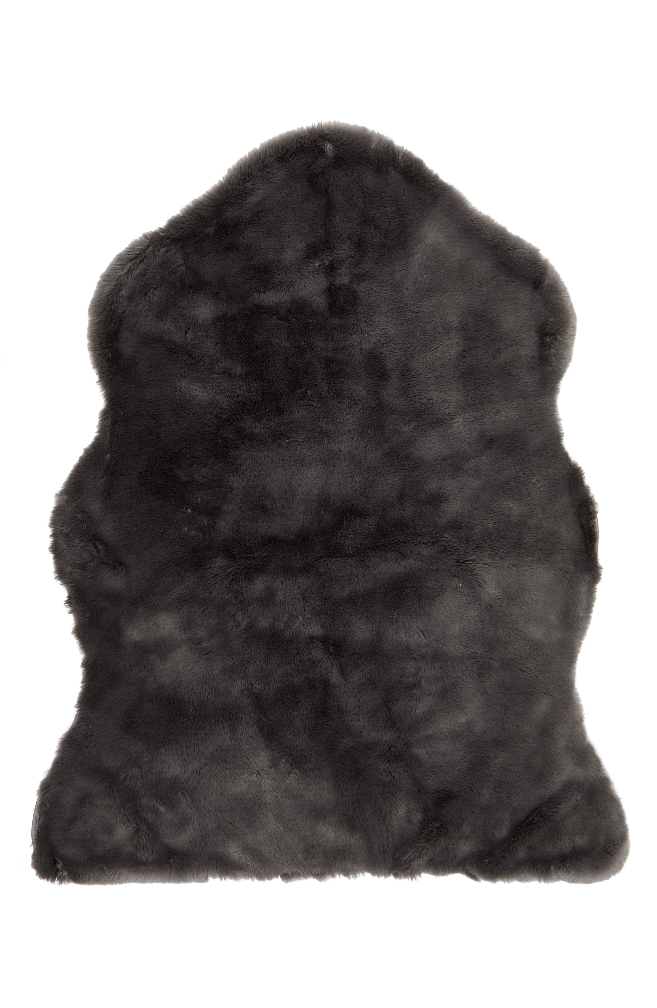 Nordstrom At Home + Cuddle Up Faux Fur Shaped Rug