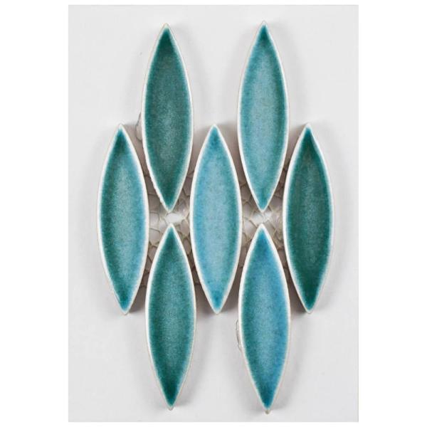 Merola Tile + Merola Tile Pescado Glossy Agua Ceramic Mosaic Tile – 3 ...