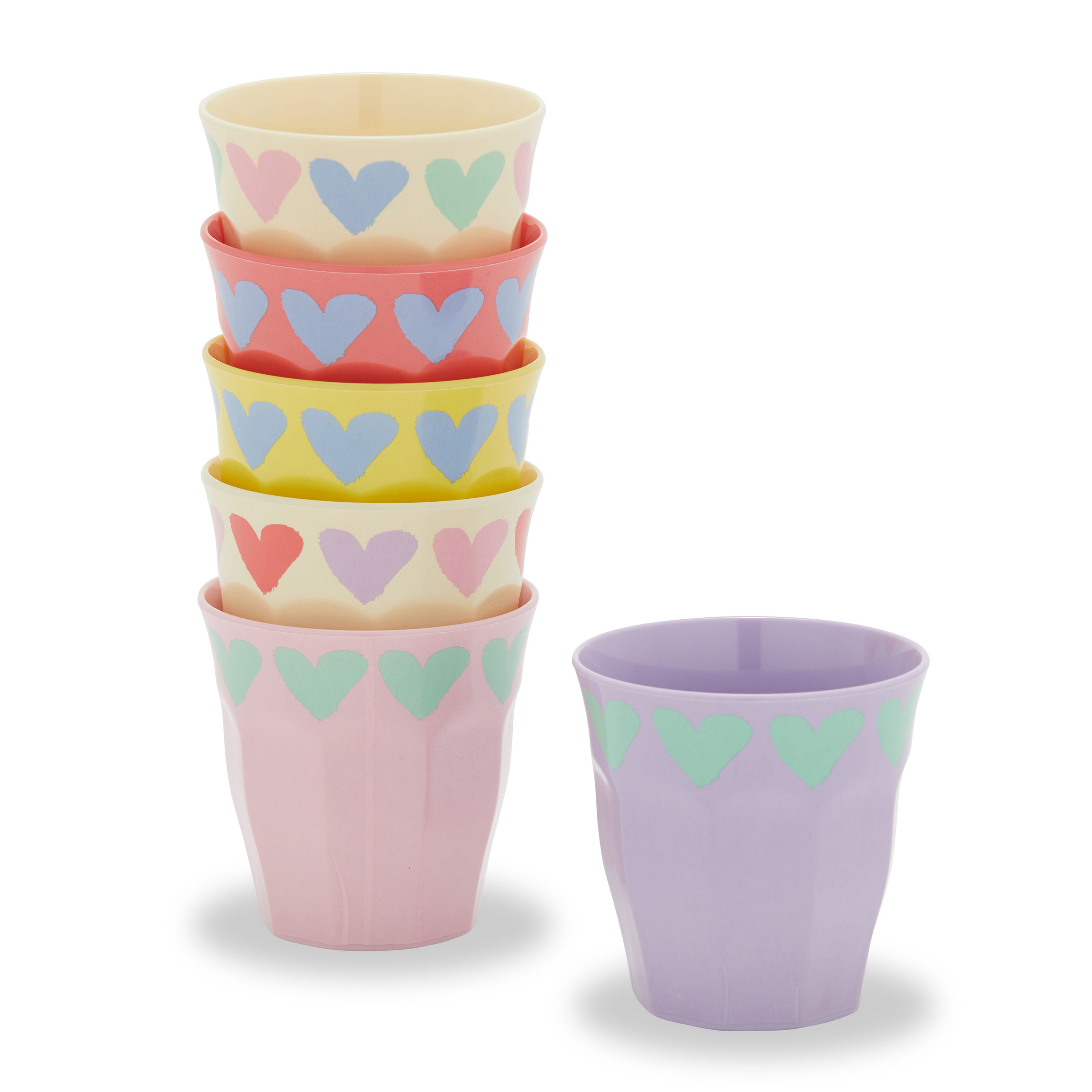 Drew Barrymore Flower Kids + I Heart You Cup, 6 Pack