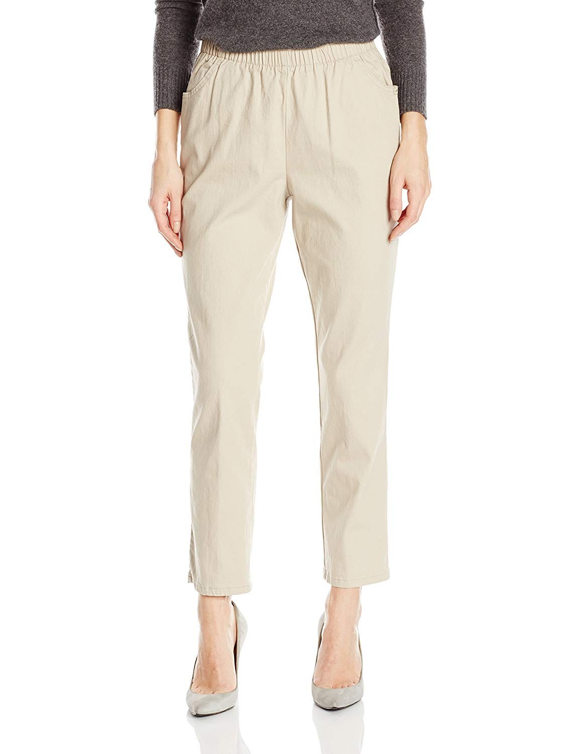 Chic + Classic Collection Stretch Elastic Waist Pant