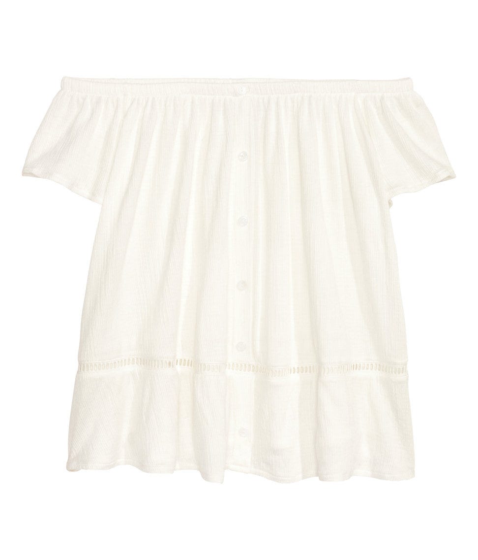 H&M + Off-The-Shoulder Top