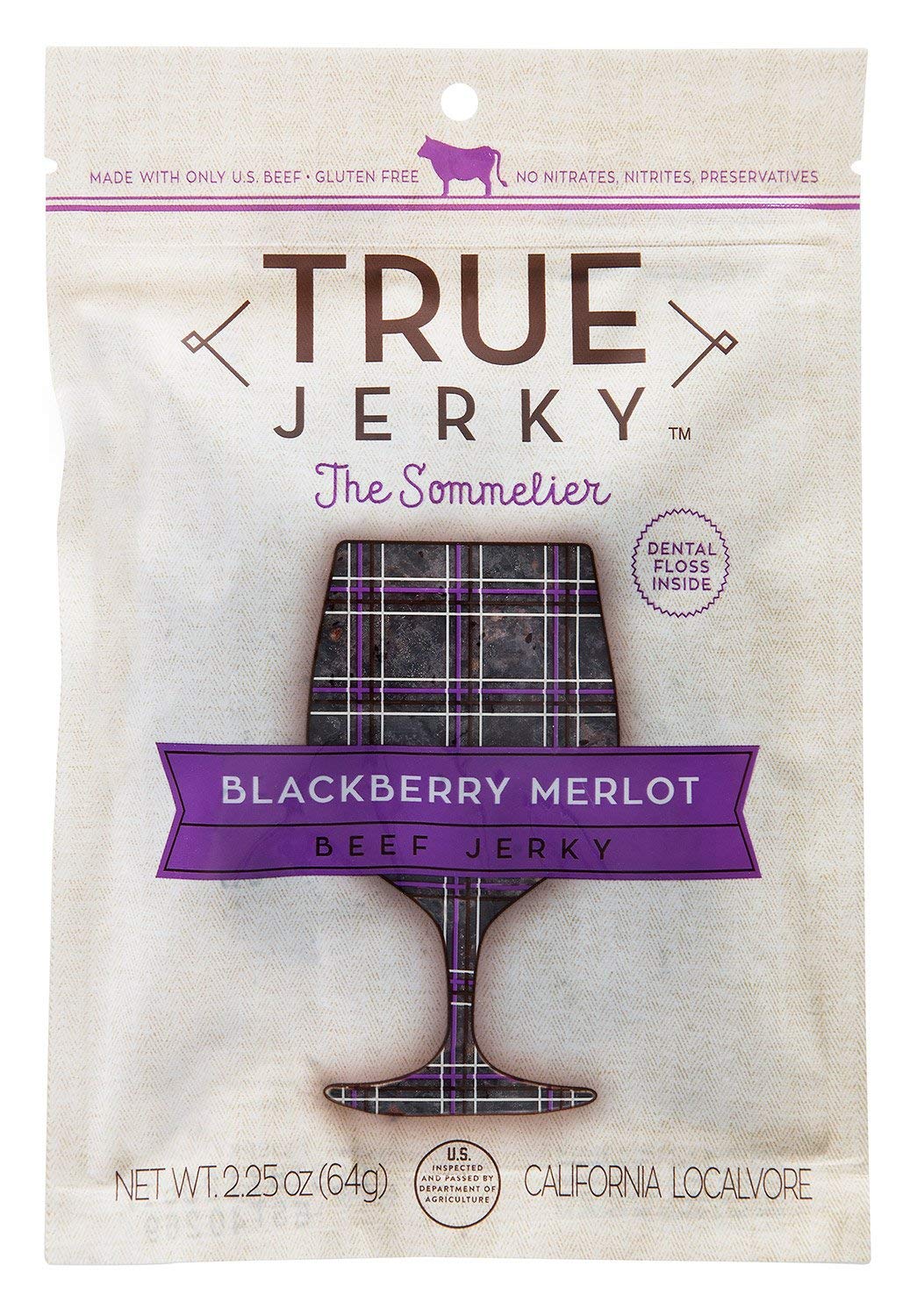 True Jerky + The Sommelier – Blackberry Merlot Beef Jerky