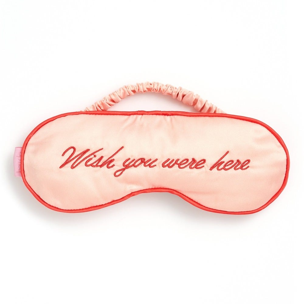 ban.do + Ban.do Getaway Eye Mask – Wish You Were Here