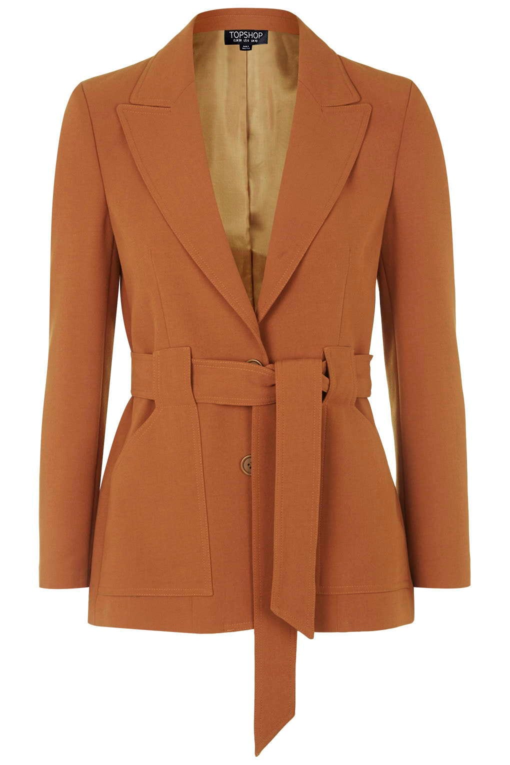 Topshop + Belted ’70s Jacket