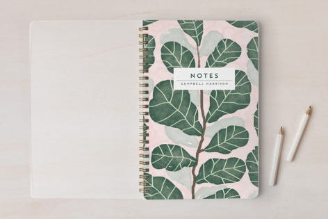 Minted + Hello Fiddle Leaf Fig Notebooks