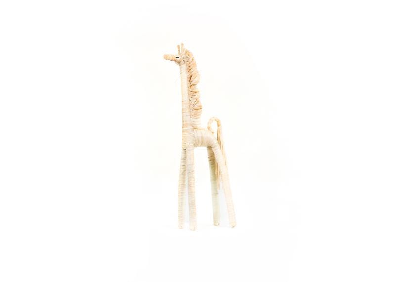 All Across Africa + Natural Small Raffia Giraffe