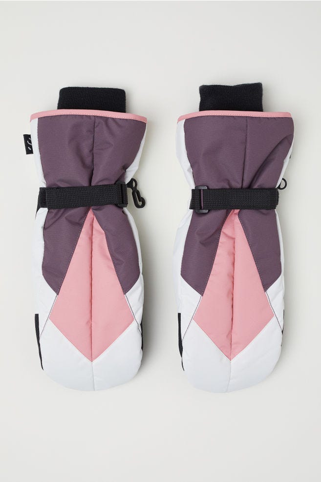 H&M + Ski mittens