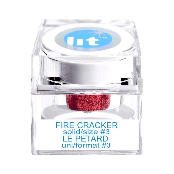 Lit Cosmetics + Glitter – Firecracker