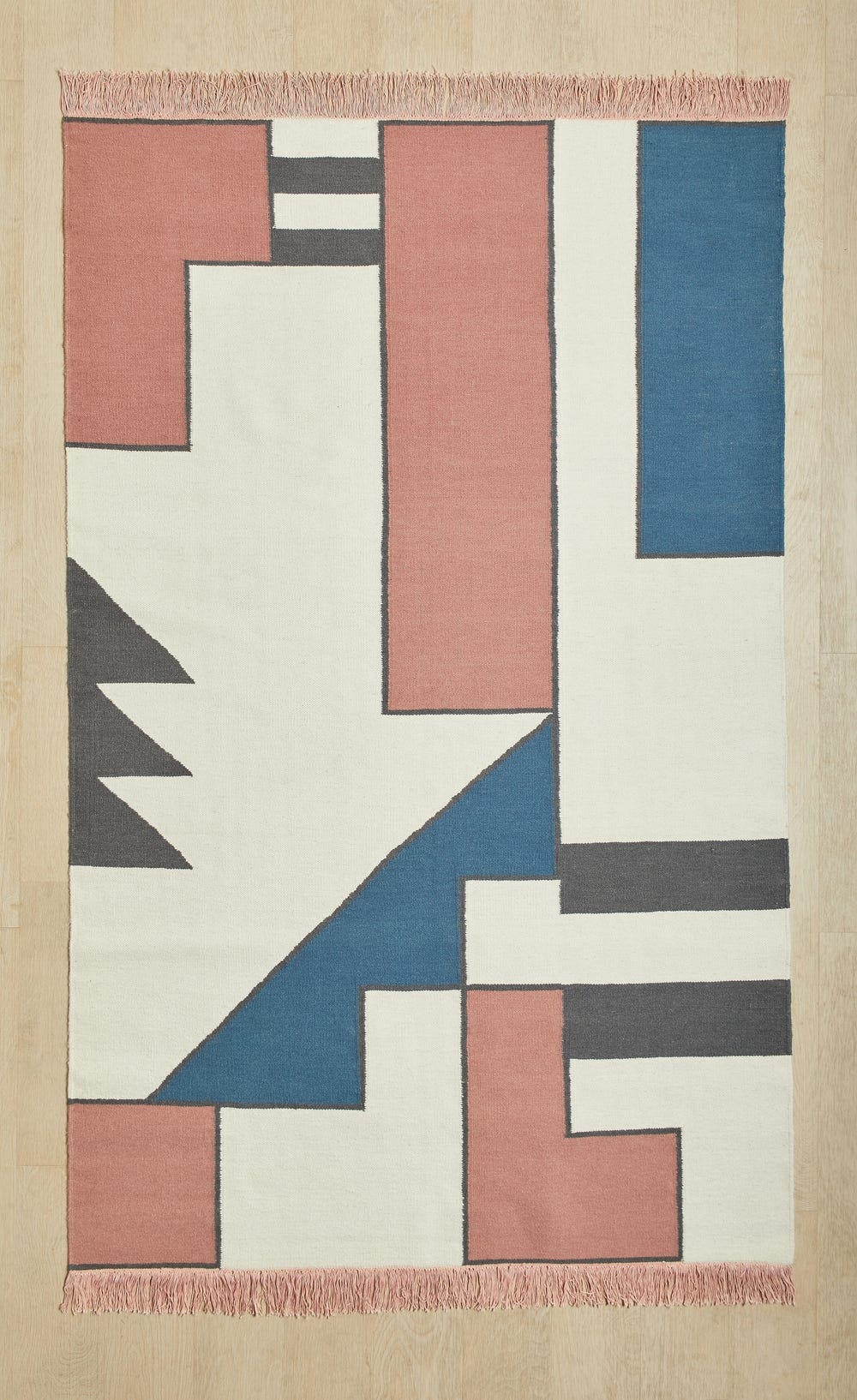 Lulu and Georgia + Inez Rug by Claire Zinnecker (3’x5′)