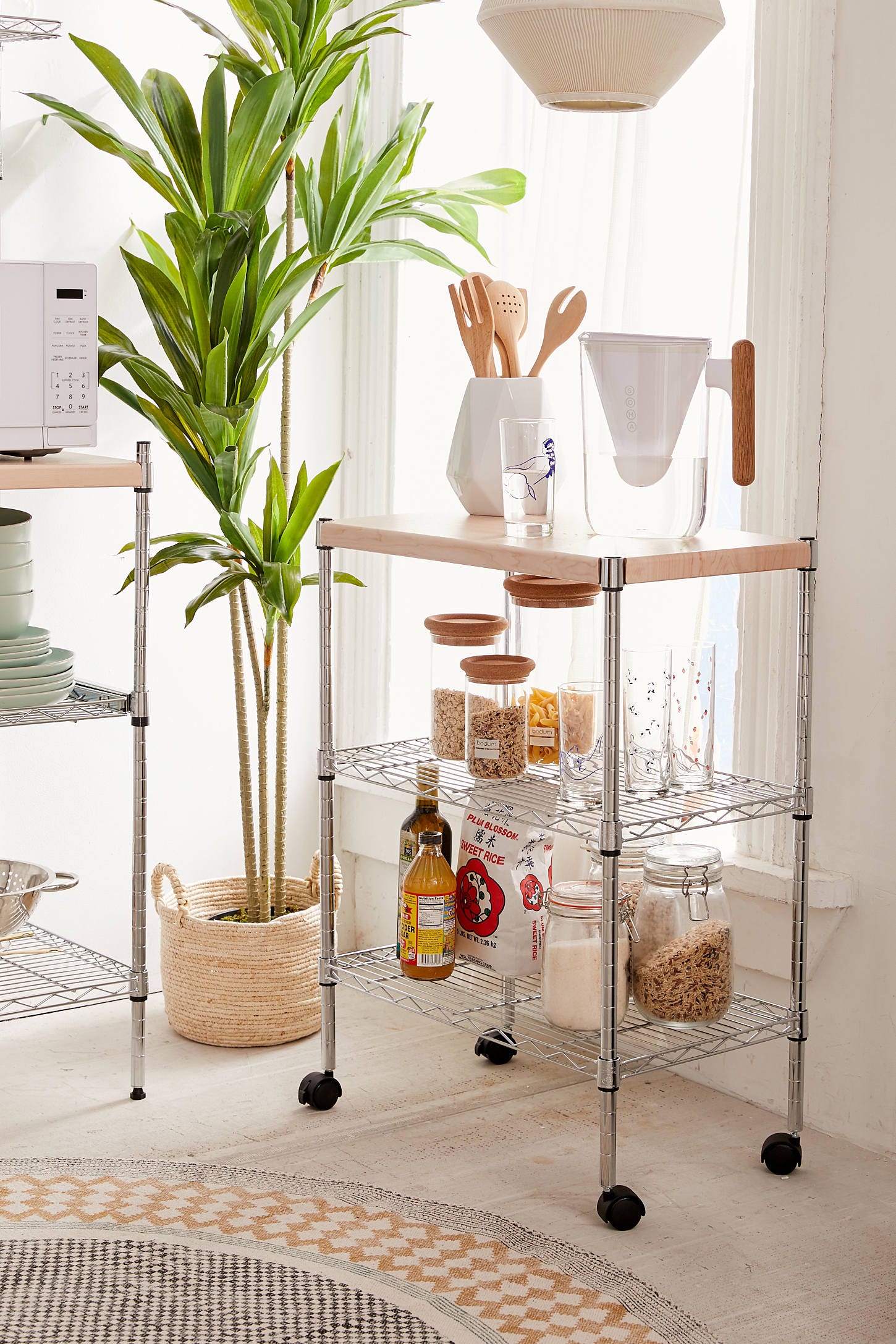 Urban Outfitters + Erin Metal Kitchen Cart