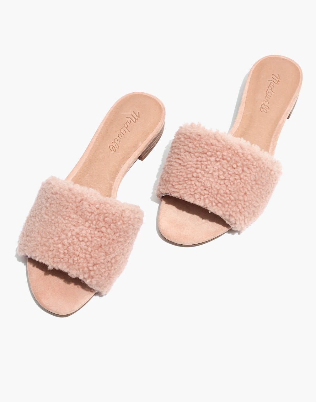 Madewell + The Jackson Shearling Slide Sandal