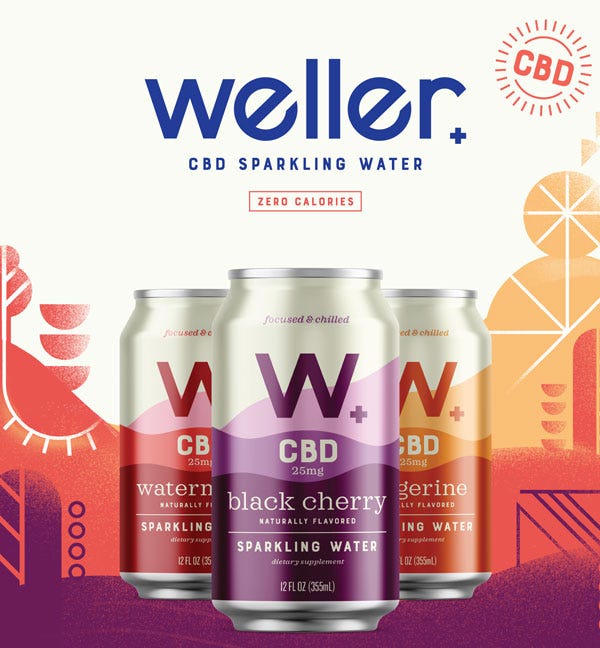 Weller + Mixed Flavors Sparkling Water – 6 Pack