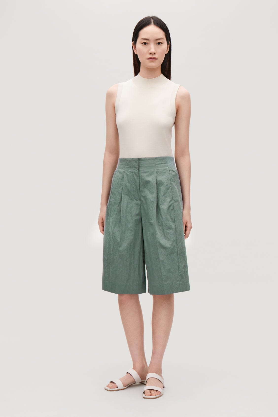 COS + Press-folds Tailored Shorts