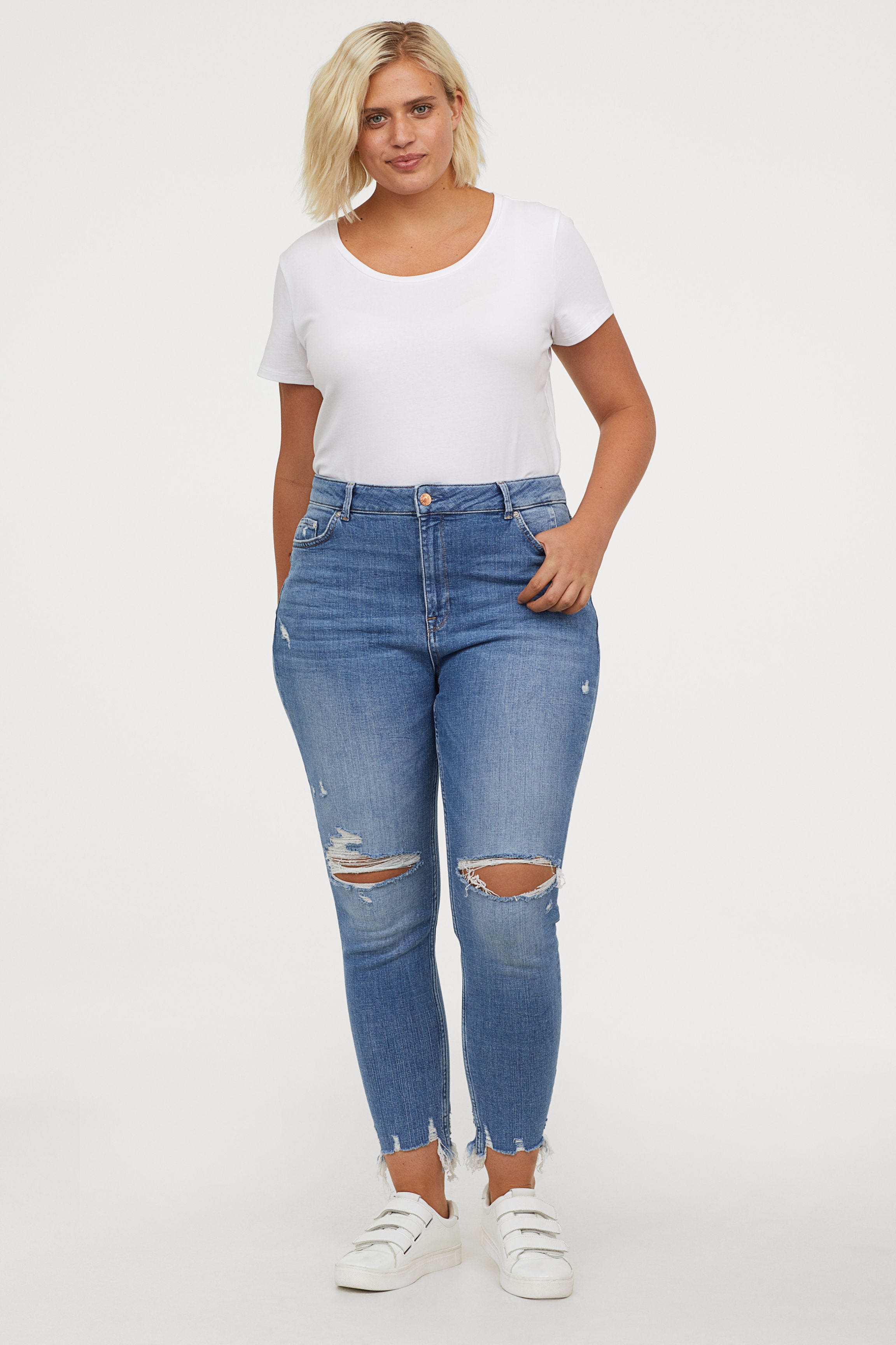 H&M Plus + Skinny High Jeans