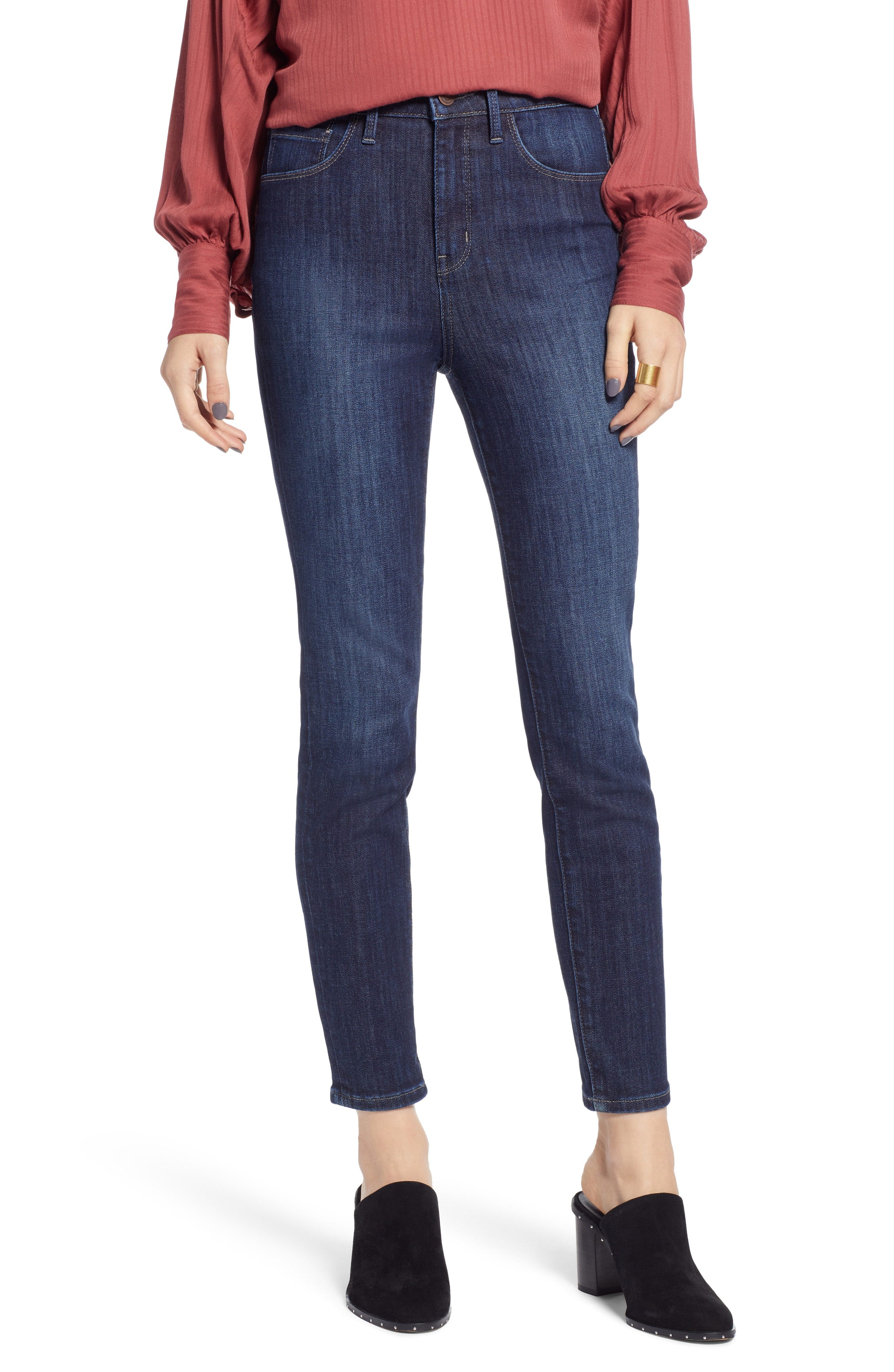 Treasure & Bond + Charity High Waist Ankle Skinny Jeans