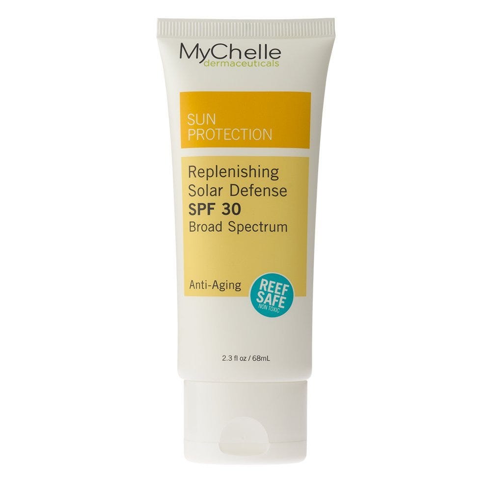 MyChelle + Replenishing Solar Defense SPF 30, Zinc Oxide-Based Suncreen ...