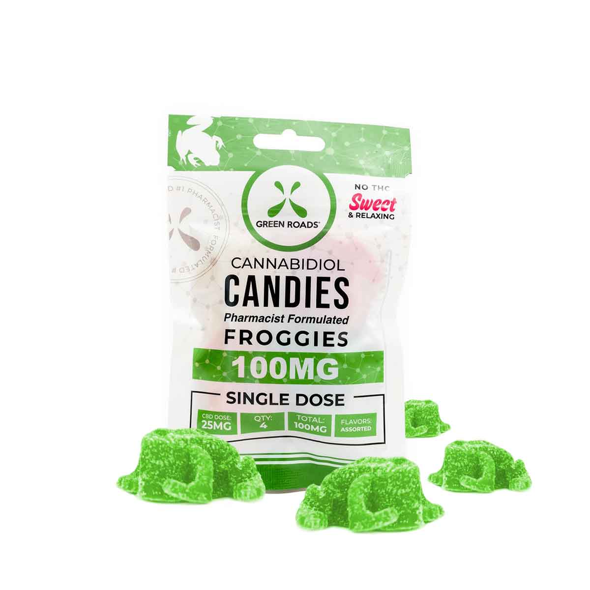 Green Roads + CBD Froggies – 100MG